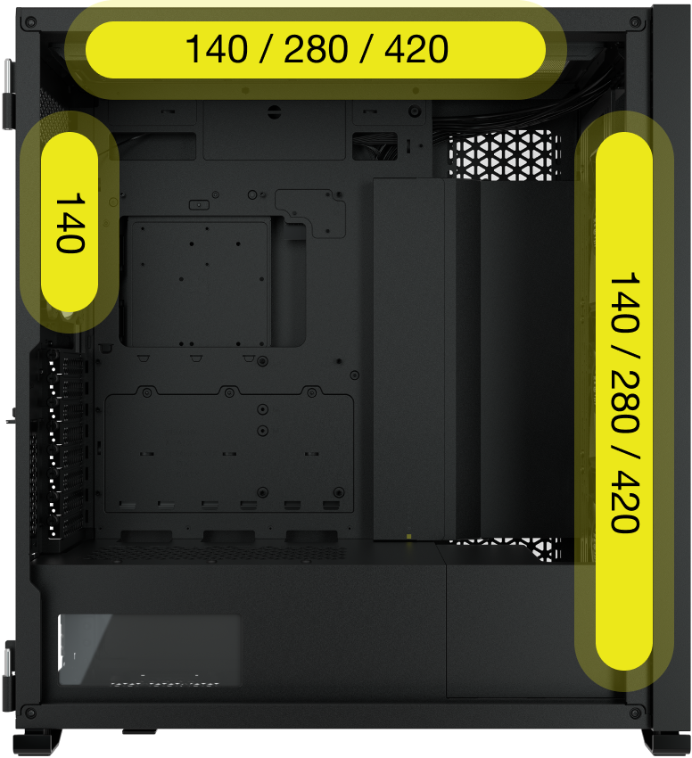 iCUE 7000X RGB Tempered Glass Full-Tower ATX PC Case — Black