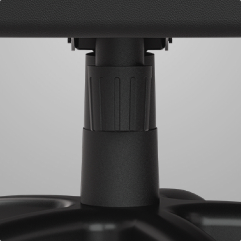 TC200 Gaming Chair – Plush Leatherette – Black/Black