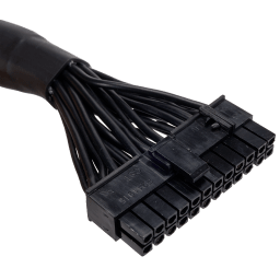 Documentation - Type 4 Sleeved black 24pin ATX Cable, compatible with ...