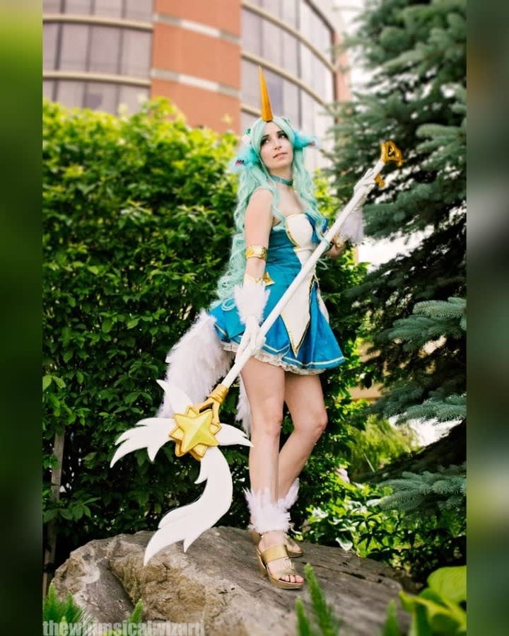 Soraka from League of Legends Costume - Coscove