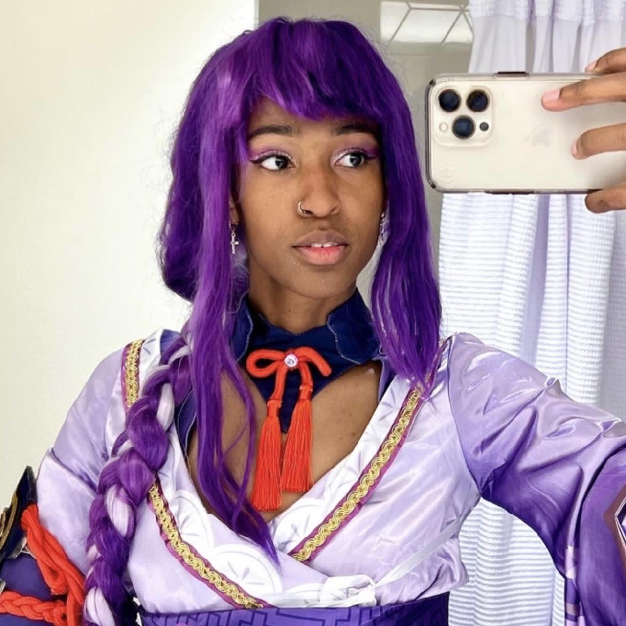 Raiden Shogun from Genshin Impact Wig - Coscove