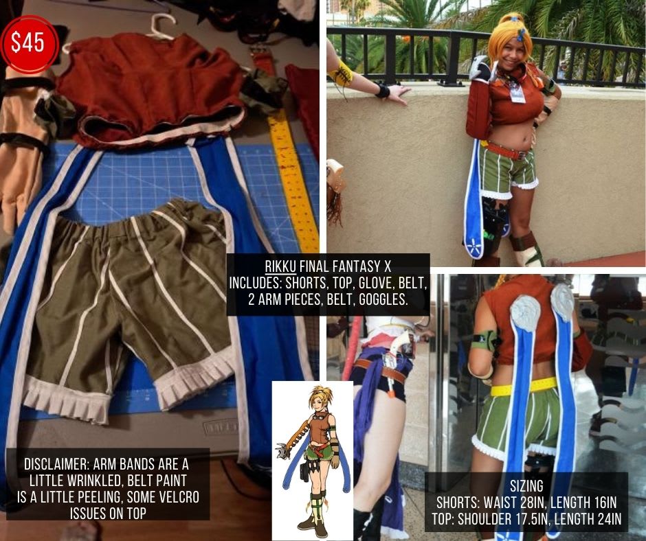 Rikku from Final Fantasy Costume - Coscove