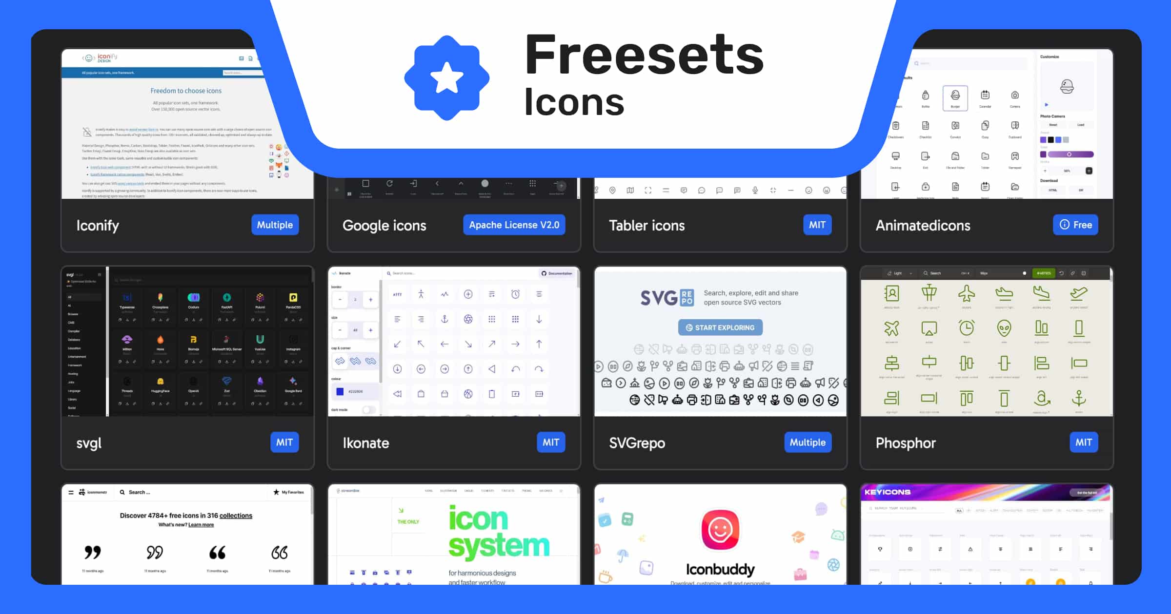 Icons - Freesets