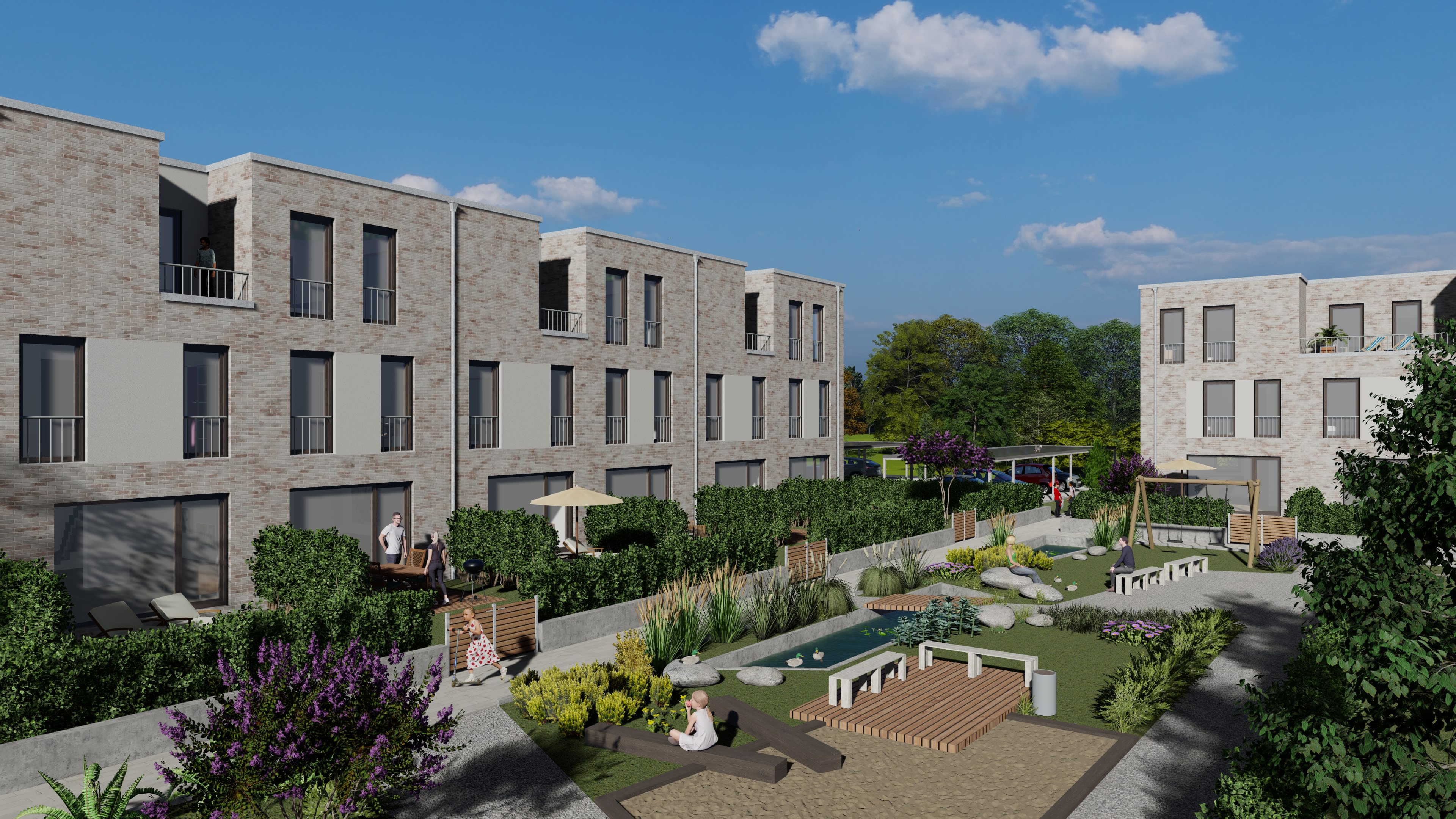 Alanbrooke Wegener Reihenhäuser 5 + 8 Stück (2026) | Innentüren