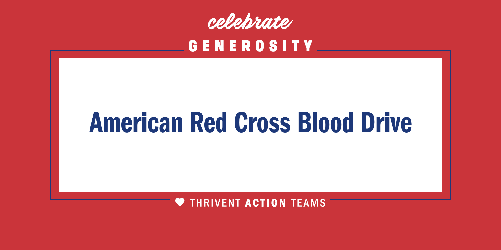 American Red Cross Blood Drive