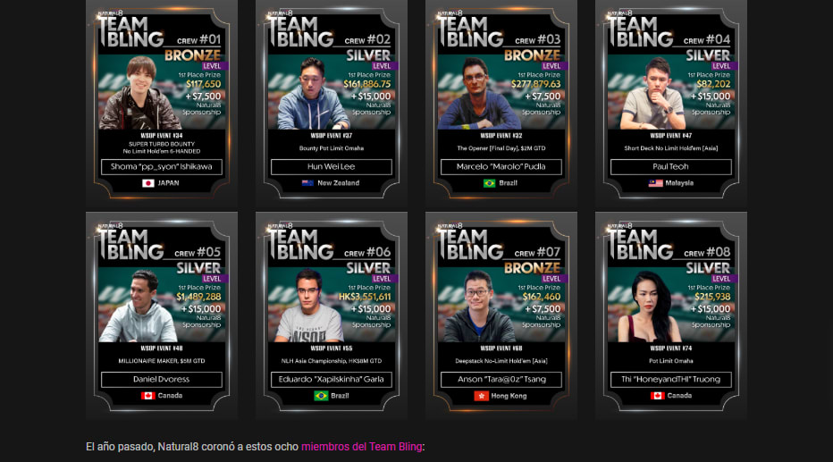 Ser Team Bling, un desafío con grandes beneficios - CodigoPoker