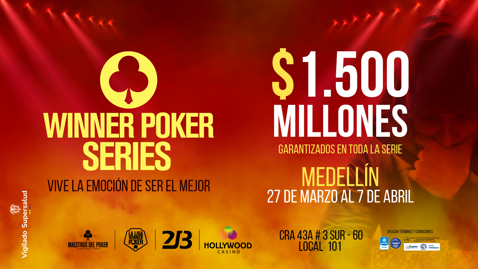 Winner Poker Series: La Segunda Parada Llega A Medellín