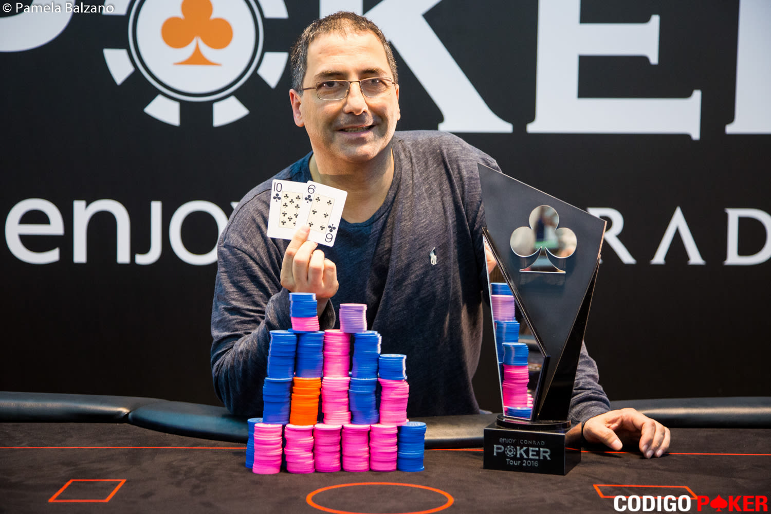 Mario Bonanata, campeón de la sexta fecha en Punta Del Este - CodigoPoker
