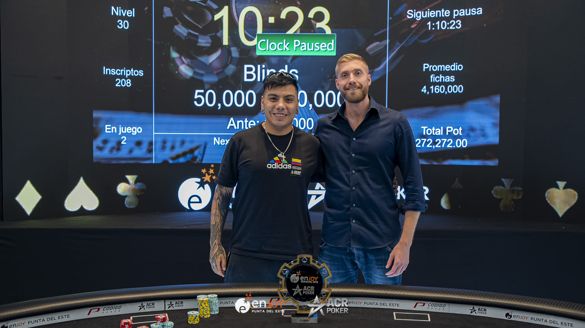 Manig Loeser se quedó con el Closer del Enjoy Poker Tour - Codigo Poker