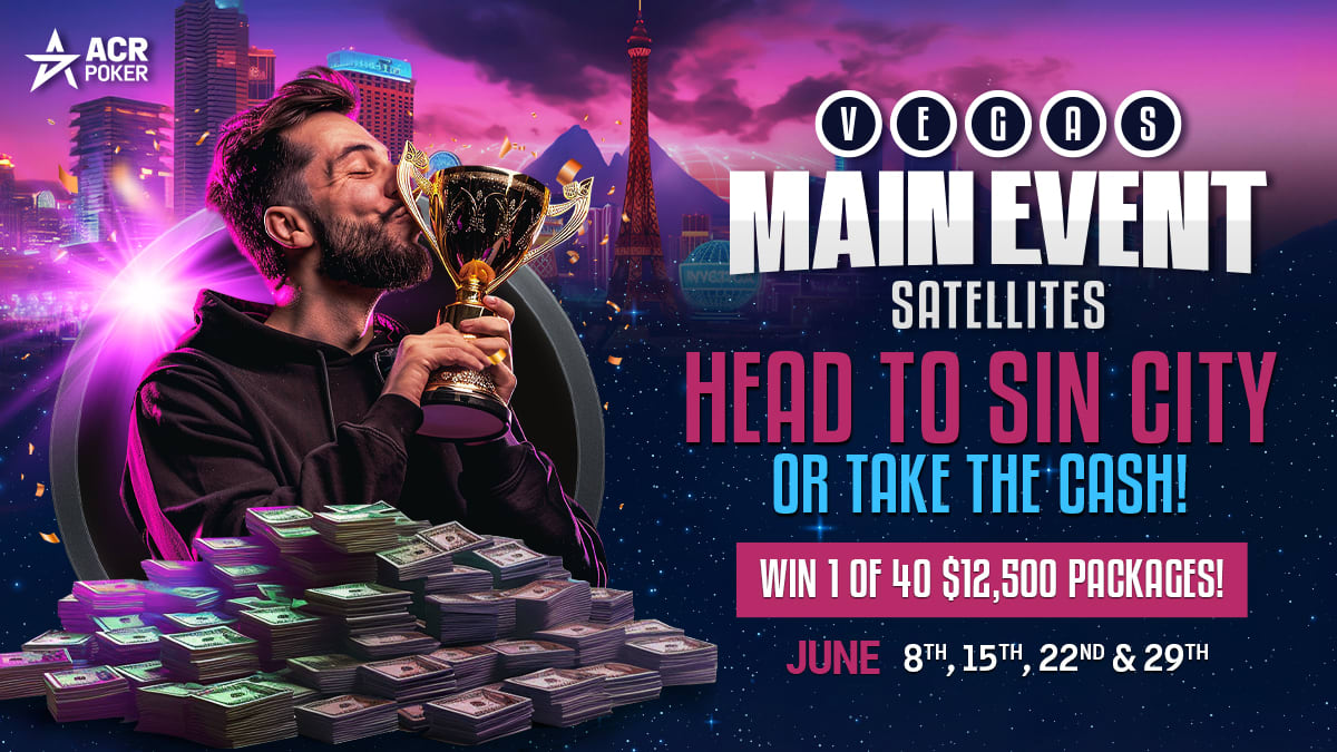 ACR Poker reparte US$500K en paquetes al Main Event de la WSOP