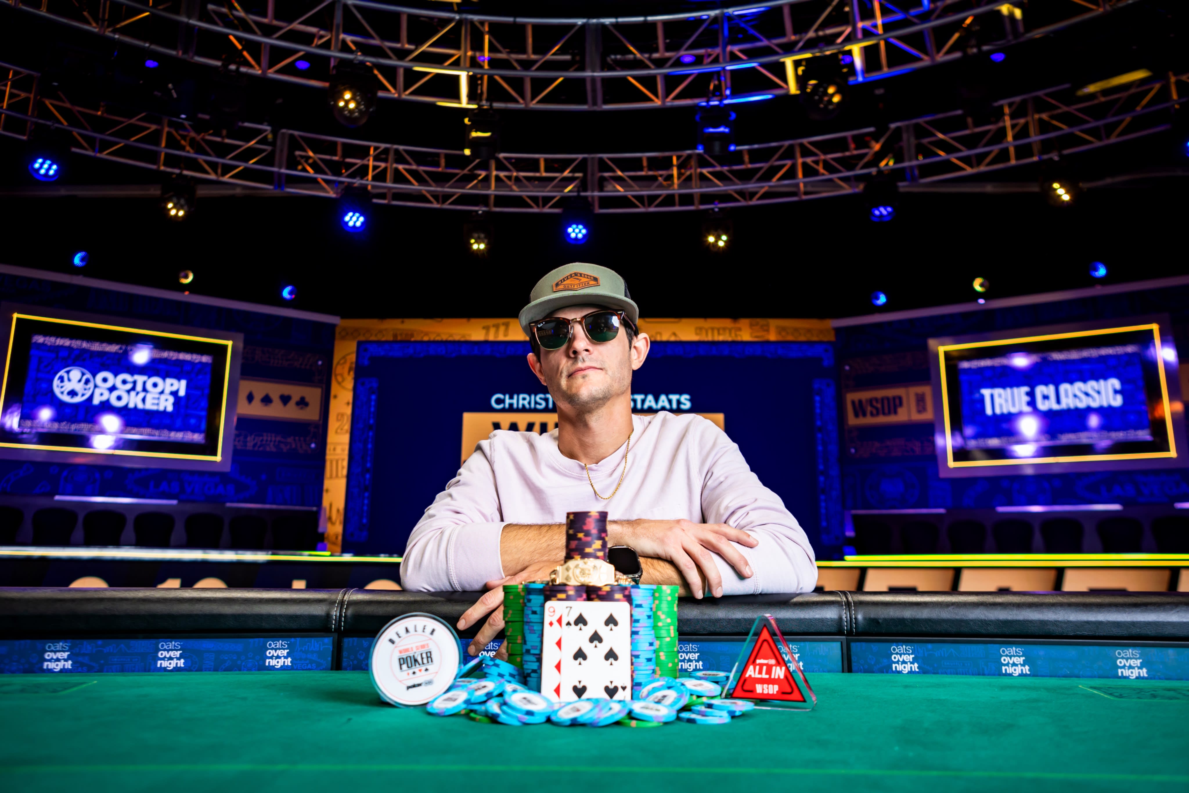 Christopher Staats ganó su segundo brazalete en el US$1.5K 6-Handed
