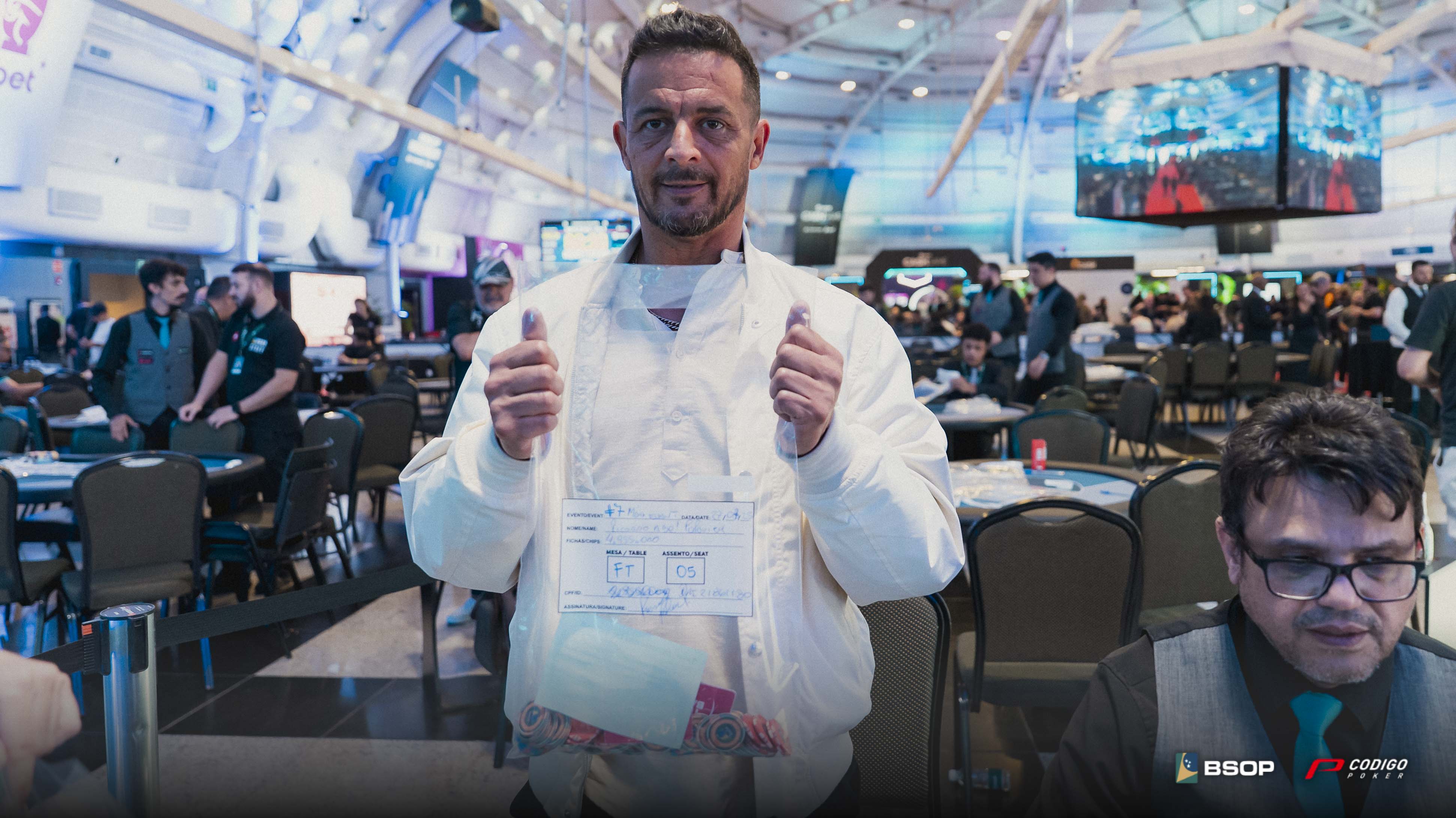 Ricardo Popovich está entre los finalistas del Main Event del BSOP ...