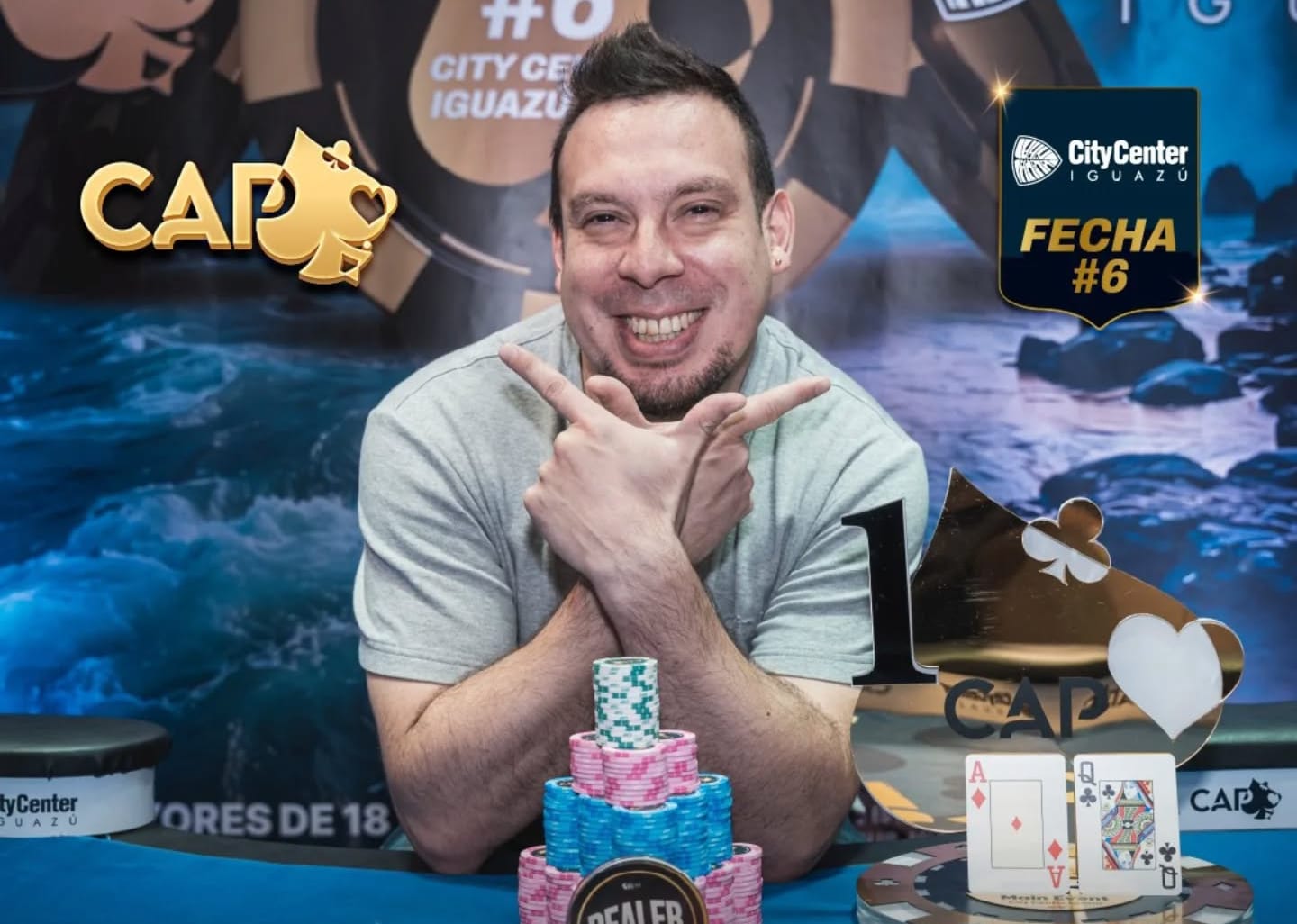Ricardo Saldías ganó el Main Event del CAP Iguazú - CodigoPoker