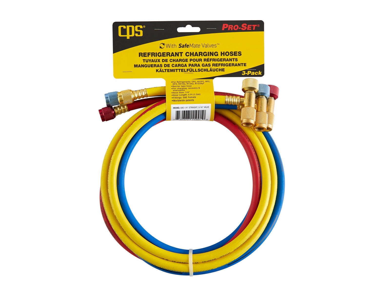 HP5NG | SafeMate Refrigerant Charging Hoses | CPS Products