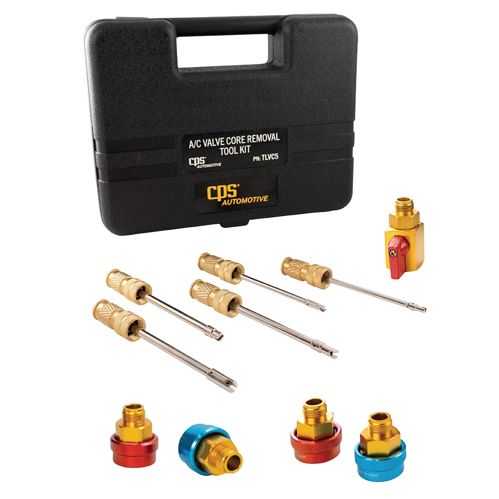 TLVC5 | A/C VALVE CORE REMOVAL TOOL KIT (10-PC) - CPS Products Inc.