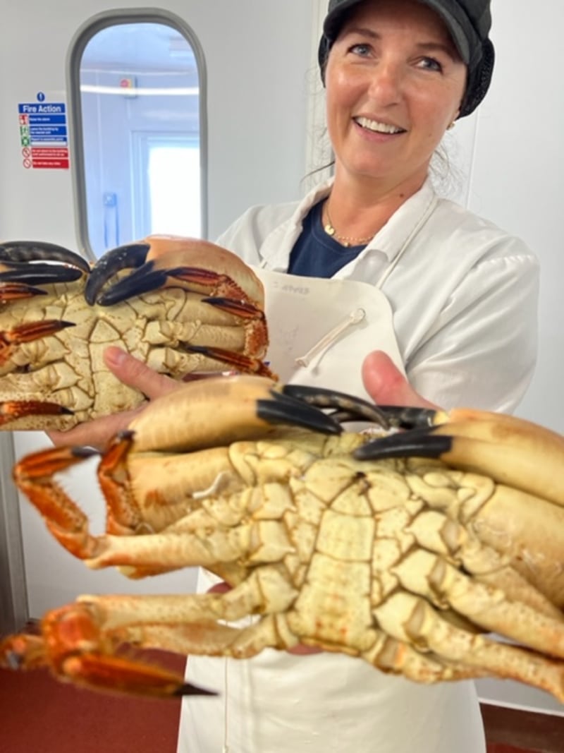 Crab Chat: Behind the scenes: crab picking