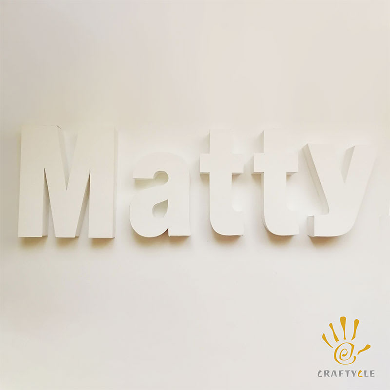 3D Custom Made Personalized Name Lettering Birthday Party Decorations ...