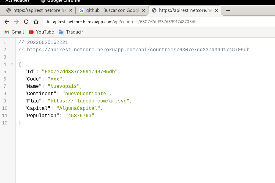 GitHub - cristian18u/ApiRestCountries: Api-rest de countries usando el entorno de programacion ...