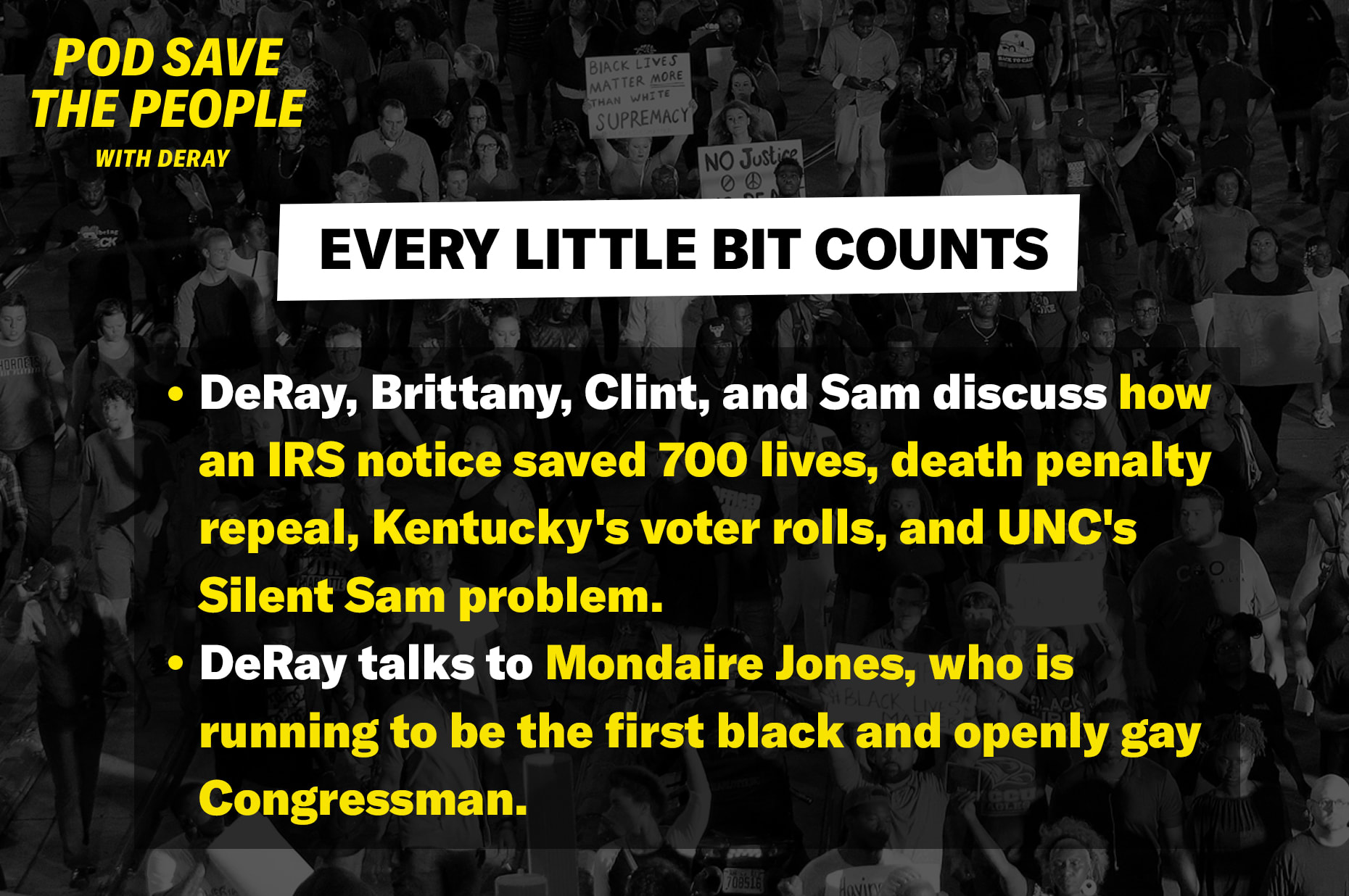 Every Little Bit Counts (Mondaire Jones) | Crooked Media