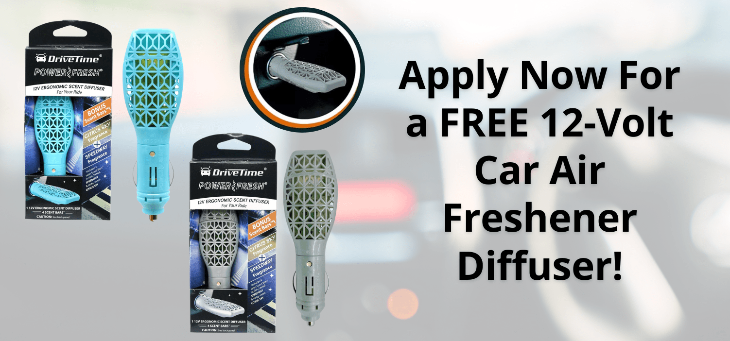 Apply Now For a FREE Sample Of Our 12 Volt Powerfresh® Car Air ...
