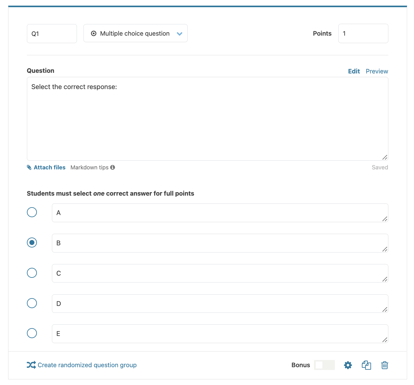 Adding questions to an assignment | Crowdmark