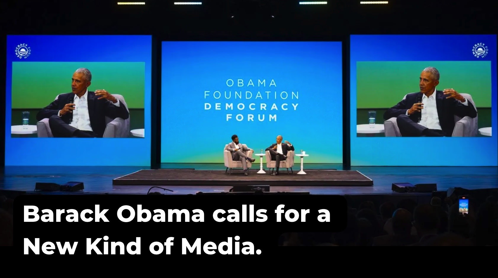 News Barack Obama Calls For A New Kind Of Media | Crowdpac