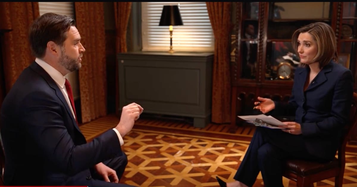 News 9 Highlights From JD Vance’s First Interview Since Taking Office ...