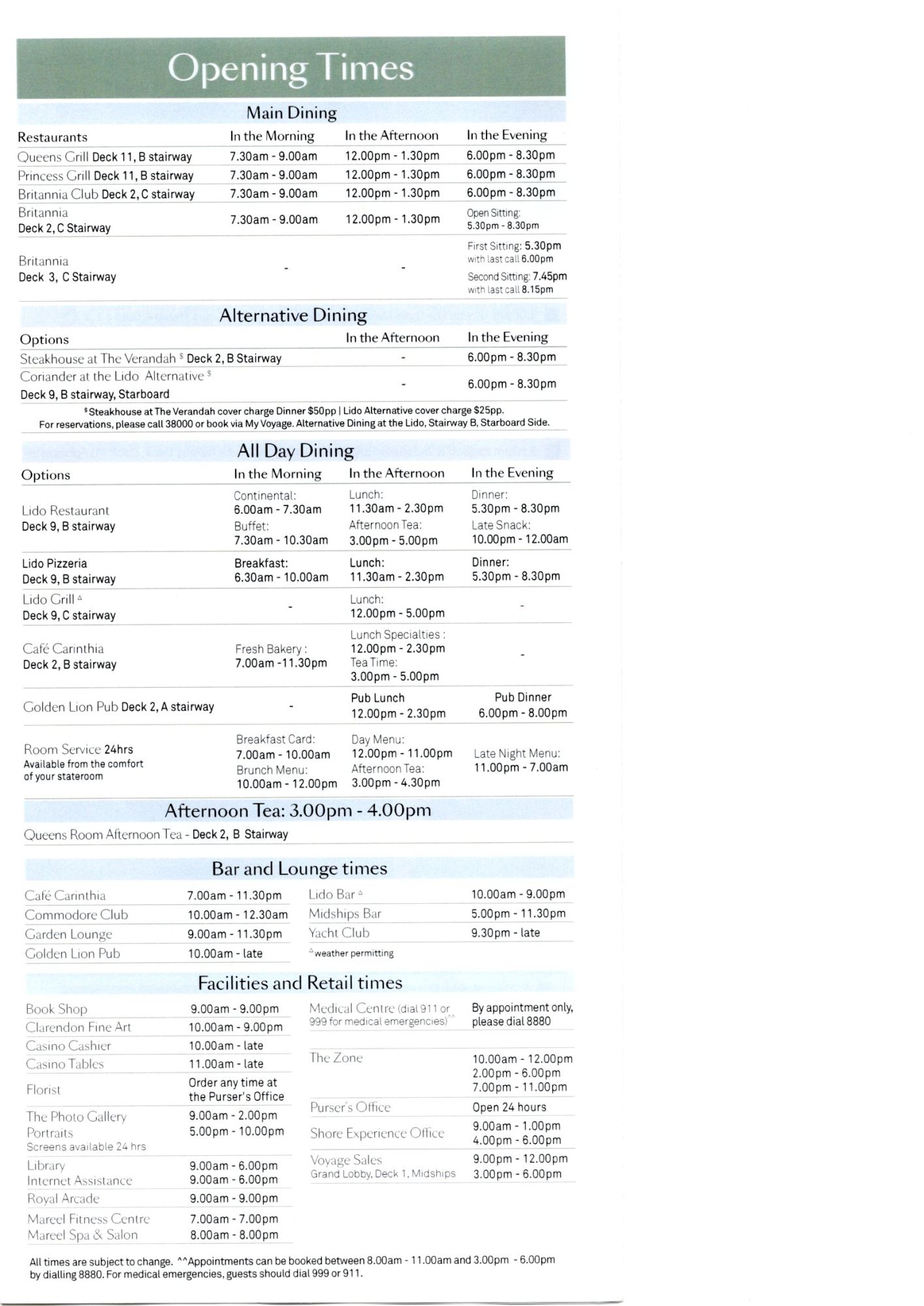 5月1日の船内新聞（英語版）その2 #644 | Cruisemans