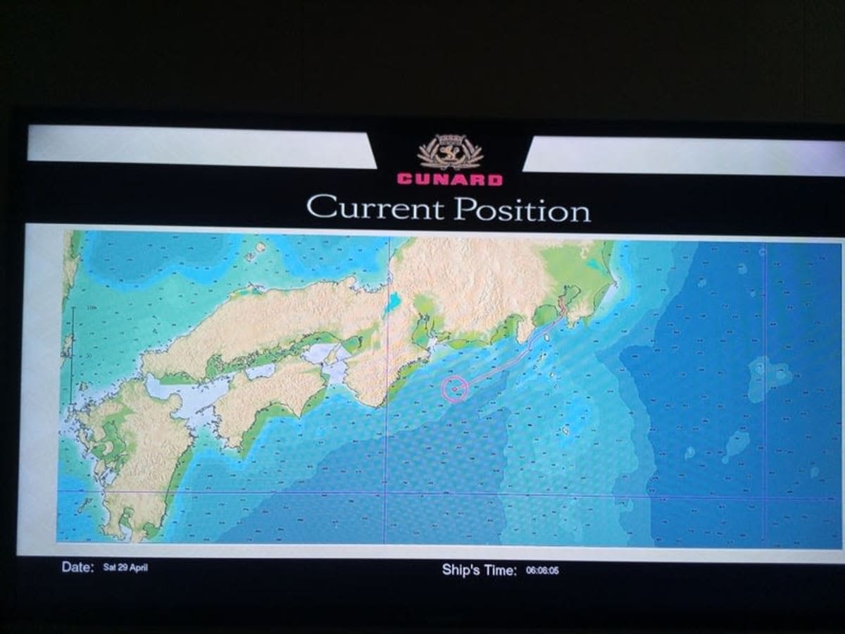 クイーンエリザベス乗船記1-2 | Cruisemans