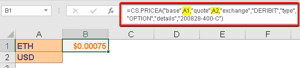 How to use PRICEA in Excel & Googlesheets | Cryptosheets