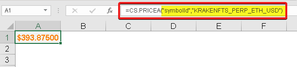 How to use PRICEA in Excel & Googlesheets | Cryptosheets