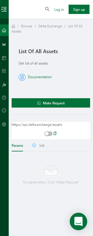 How to pull List Of All Assets data from Delta Exchange into Excel and Google Sheets | Cryptosheets