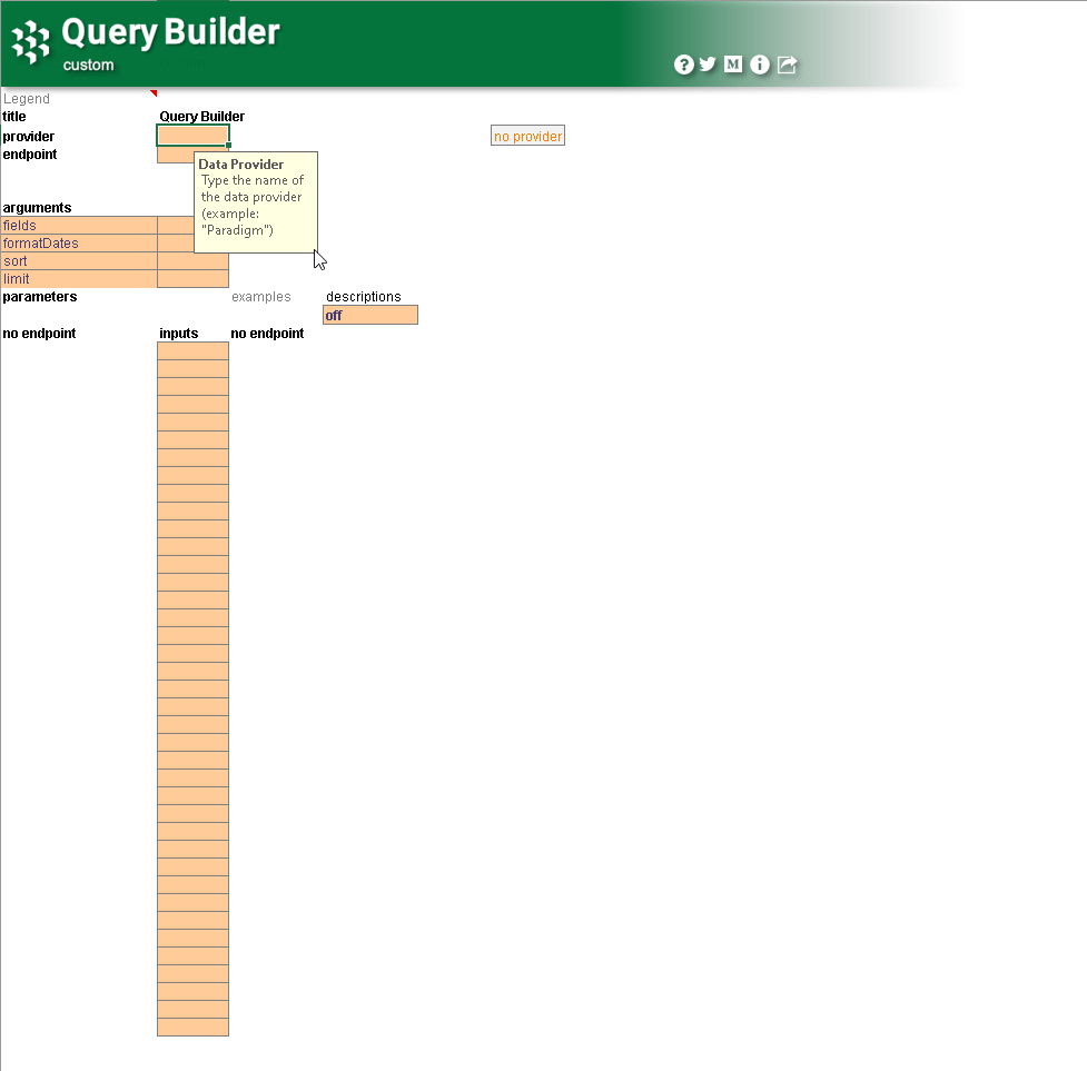 How to use Query Builder spreadsheet template | Cryptosheets