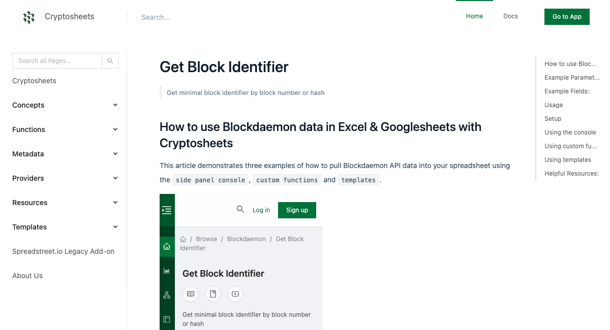 How to pull Get Block Identifier data from Blockdaemon into Excel and ...