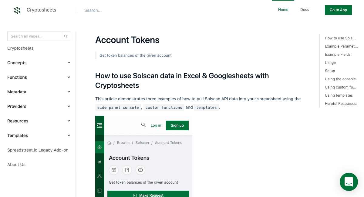 How to pull Account Tokens data from Solscan into Excel and Google ...