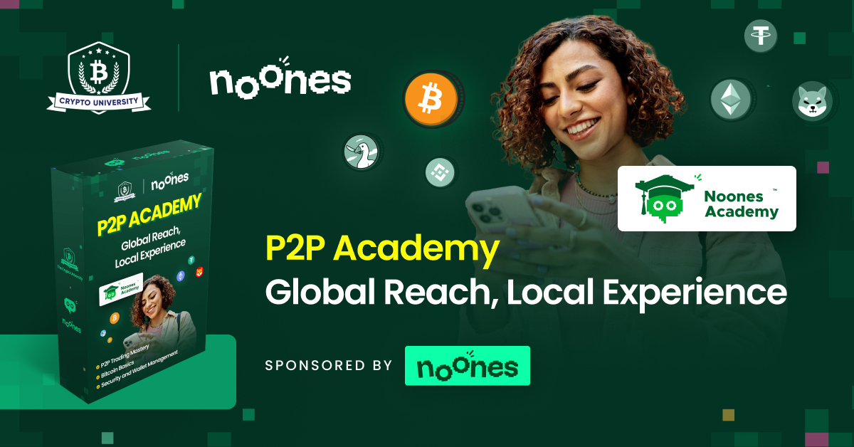 Noones P2P Academy - The Crypto University | Crypto University
