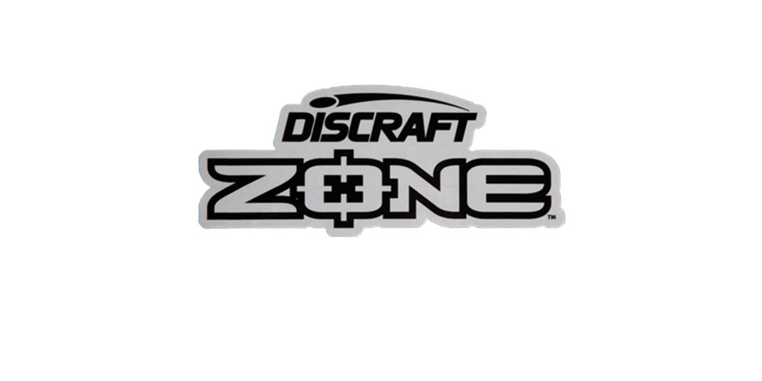 Zone Logo (Medium Vinyl Sticker) - Discraft - Disc Golf ...