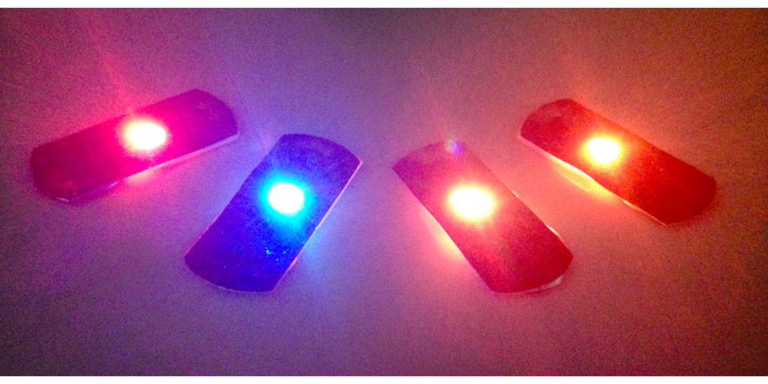 7 Color LED Flight Light (Flat LED light) - Extreme Glow - Disc Golf ...
