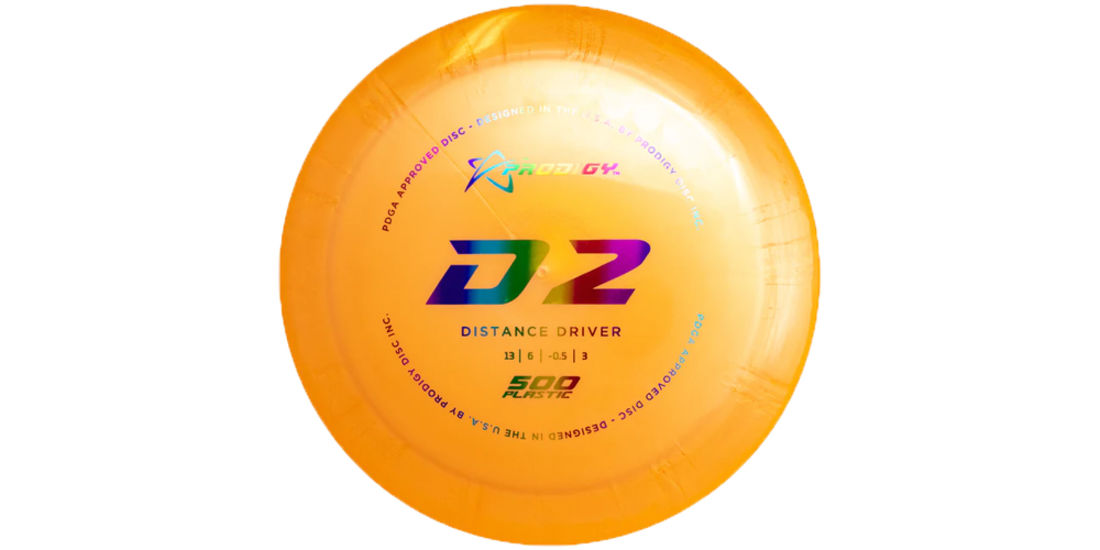 D2 (500 Series) - Prodigy Discs - Disc Golf | DiscGolfCenter.com