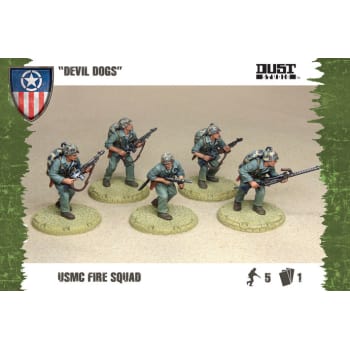 Dust Tactics: Allies USMC Fire Squad Devil Dogs