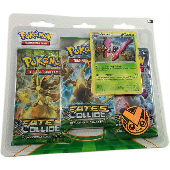 Pokemon - XY Fates Collide Three Booster Blister - Vivillon