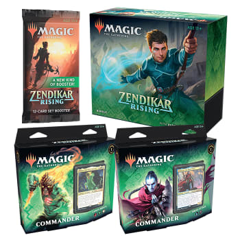 Zendikar Rising - Variety Pack - Set Booster + Bundle + Commander set of 2