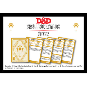 Dungeons & Dragons: Cleric Spellbook Cards (Fifth Edition)