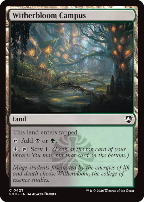 A Look at the Witherbloom Pestilence Commander Deck | Article by Cas Hinds