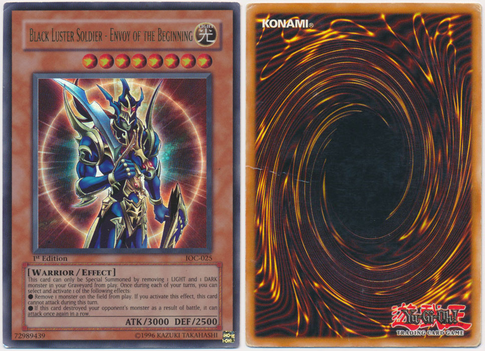 Black Luster Soldier Envoy Of The Beginning Deck