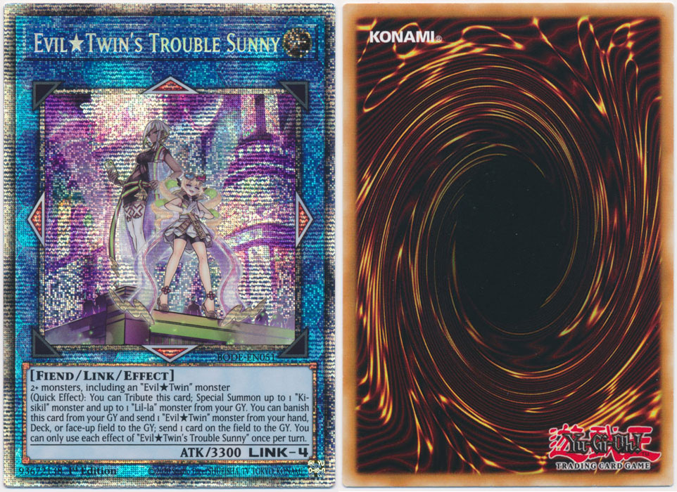 Starlight Rare Singles - Burst of Destiny - Yu-Gi-Oh!