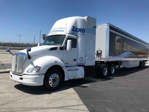 The Kenworth T680 with Integrated Toyota Hydrogen Fuel Cell Technology ...