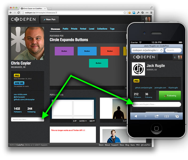 The New Search! - CodePen Blog