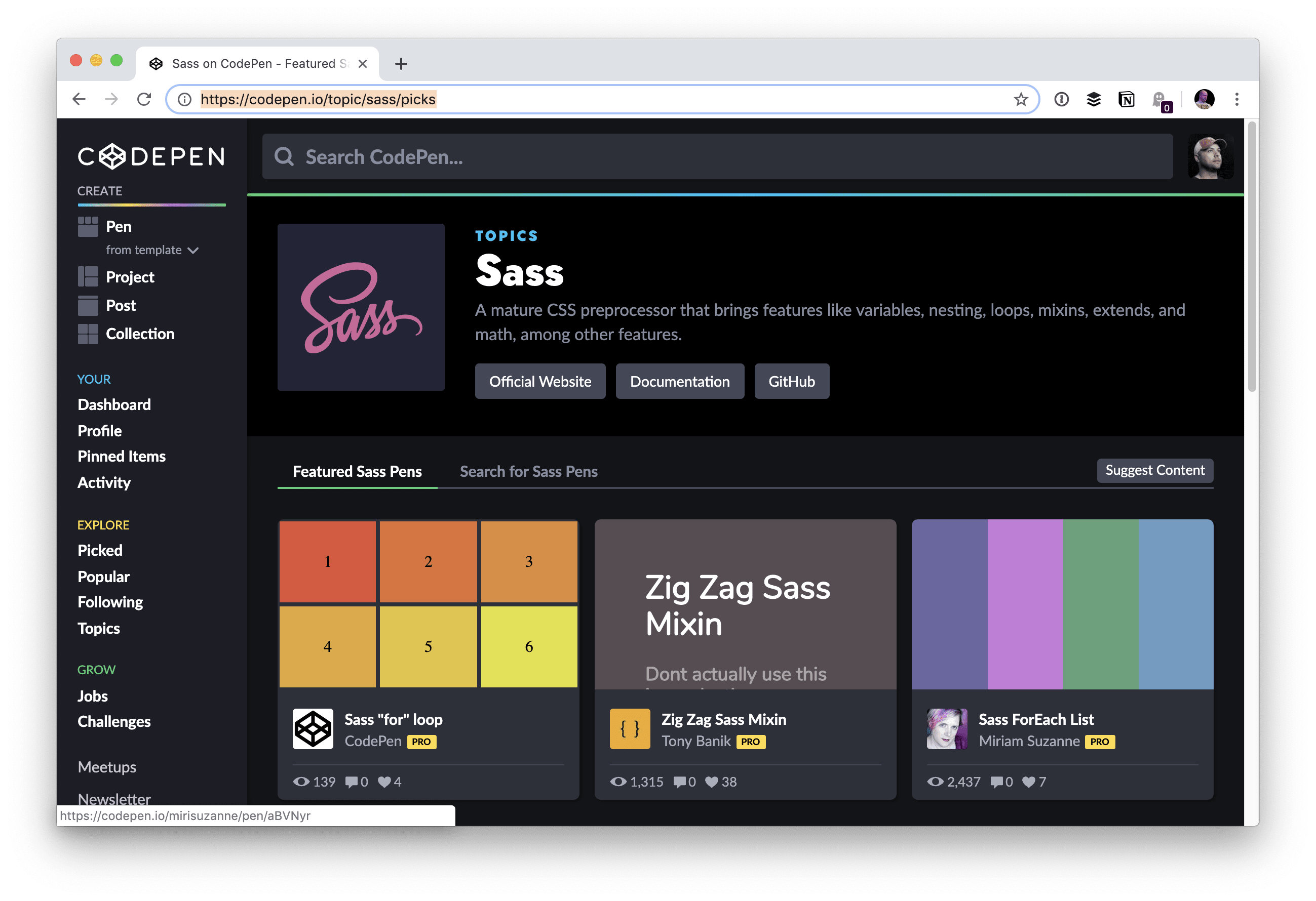 New on CodePen: Topics - CodePen Blog