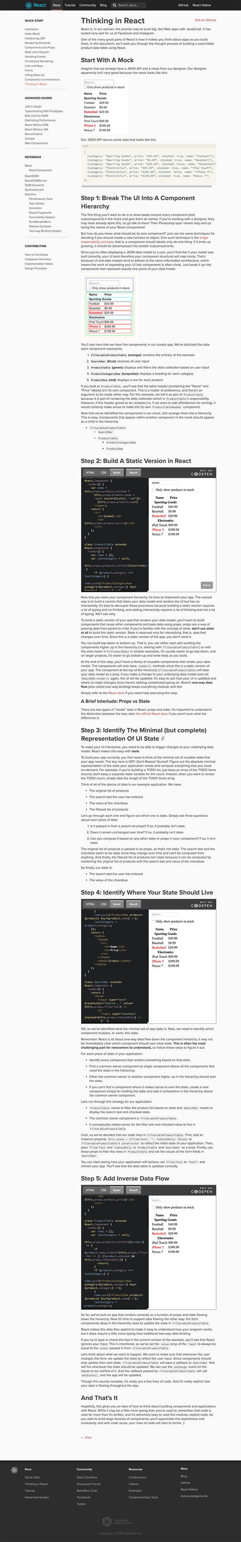 React Docs: Now With More CodePen - CodePen Blog